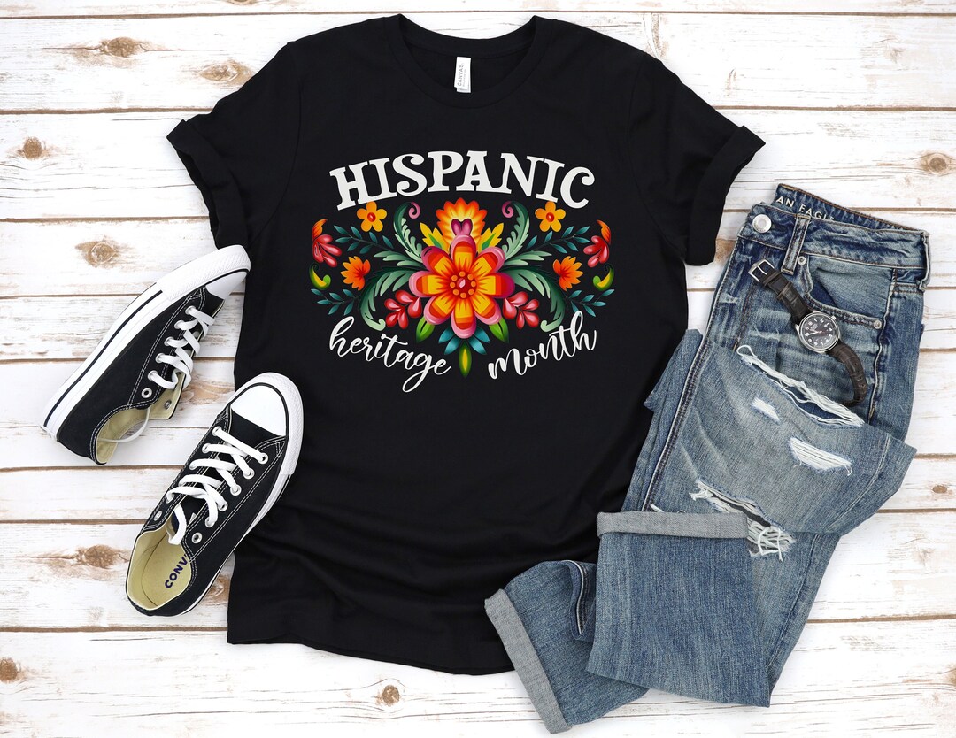 Hispanic Heritage Month Shirt,mexican Floral Shirt,spanish Shirt ...