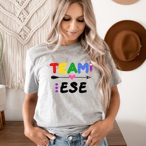 ESE Team Shirt,special Education,ese Shirt,ese Teacher,ese Florida ...