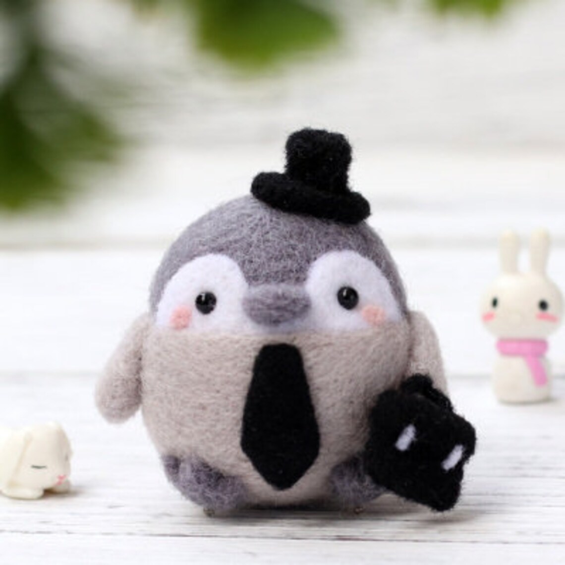Penguin Needle Felting Kit: DIY Wool Felt Craft, Christmas Gift - Etsy