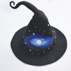 Handmade Wool Felt Wizard Hat: Halloween Costume Headwear - Etsy