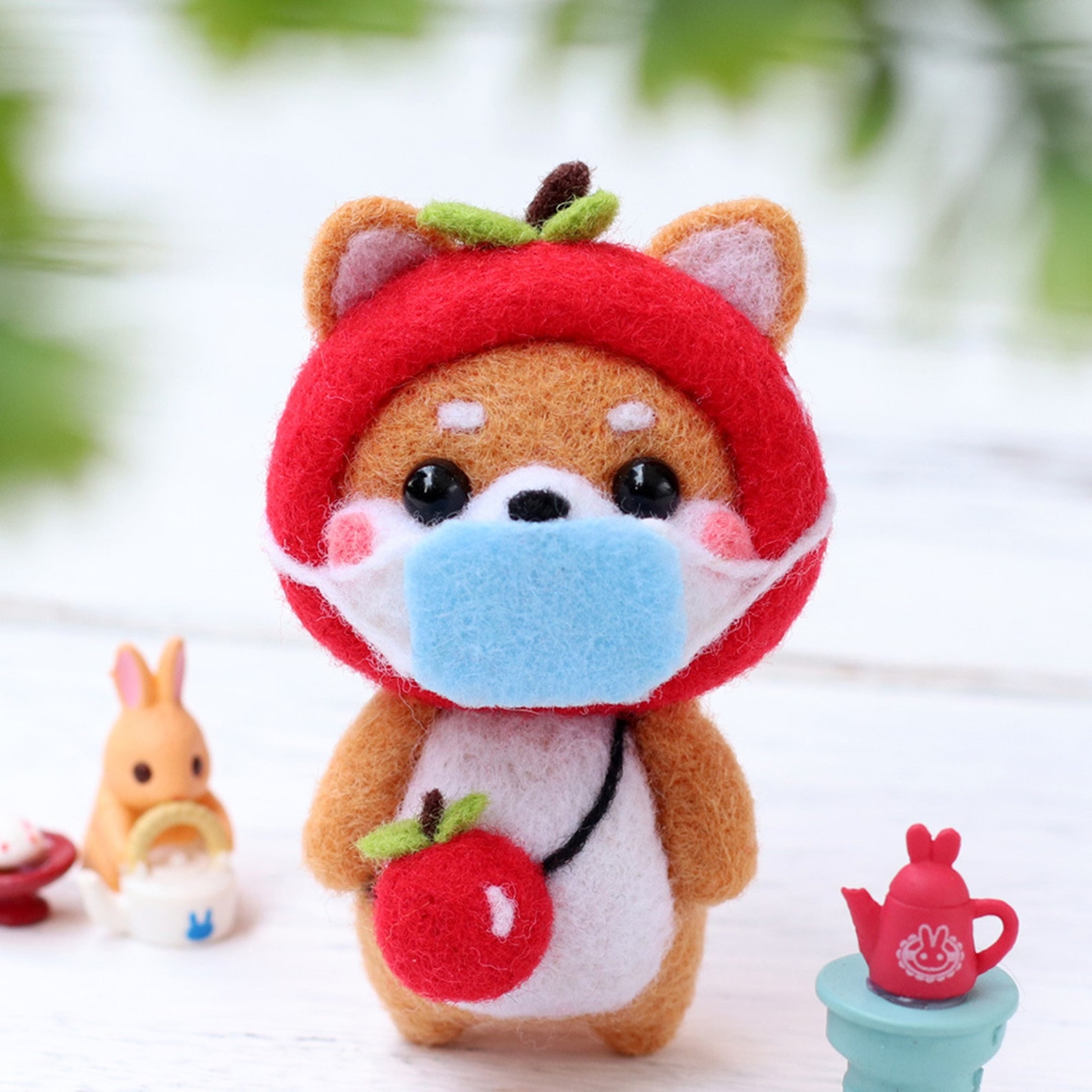 Wool Needle Felted Shiba Inu Starter Kit: DIY Craft Supplies - Etsy