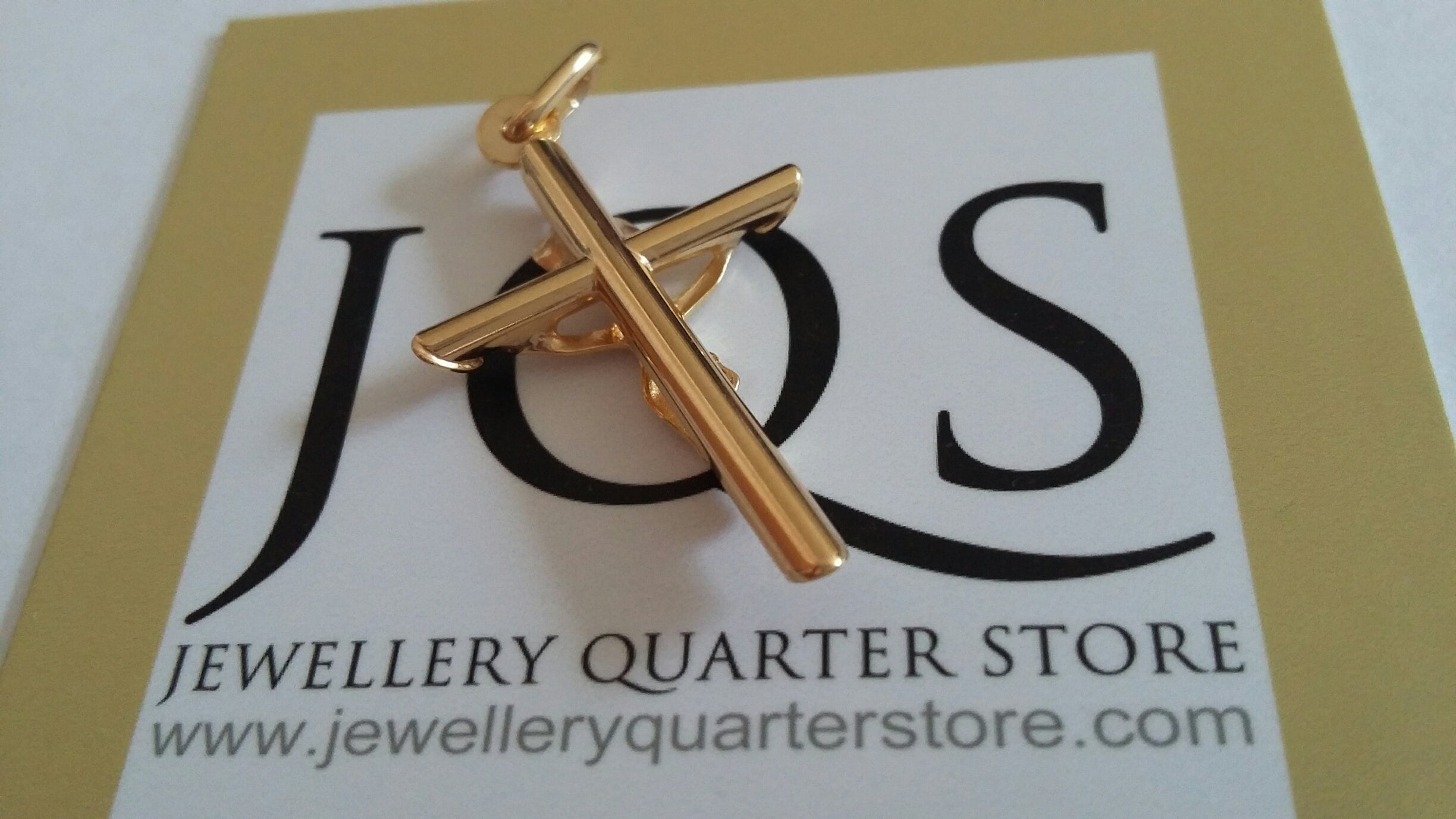 3D Hallmarked 9ct Yellow Gold Jesus on the Crucifix Hollow | Etsy