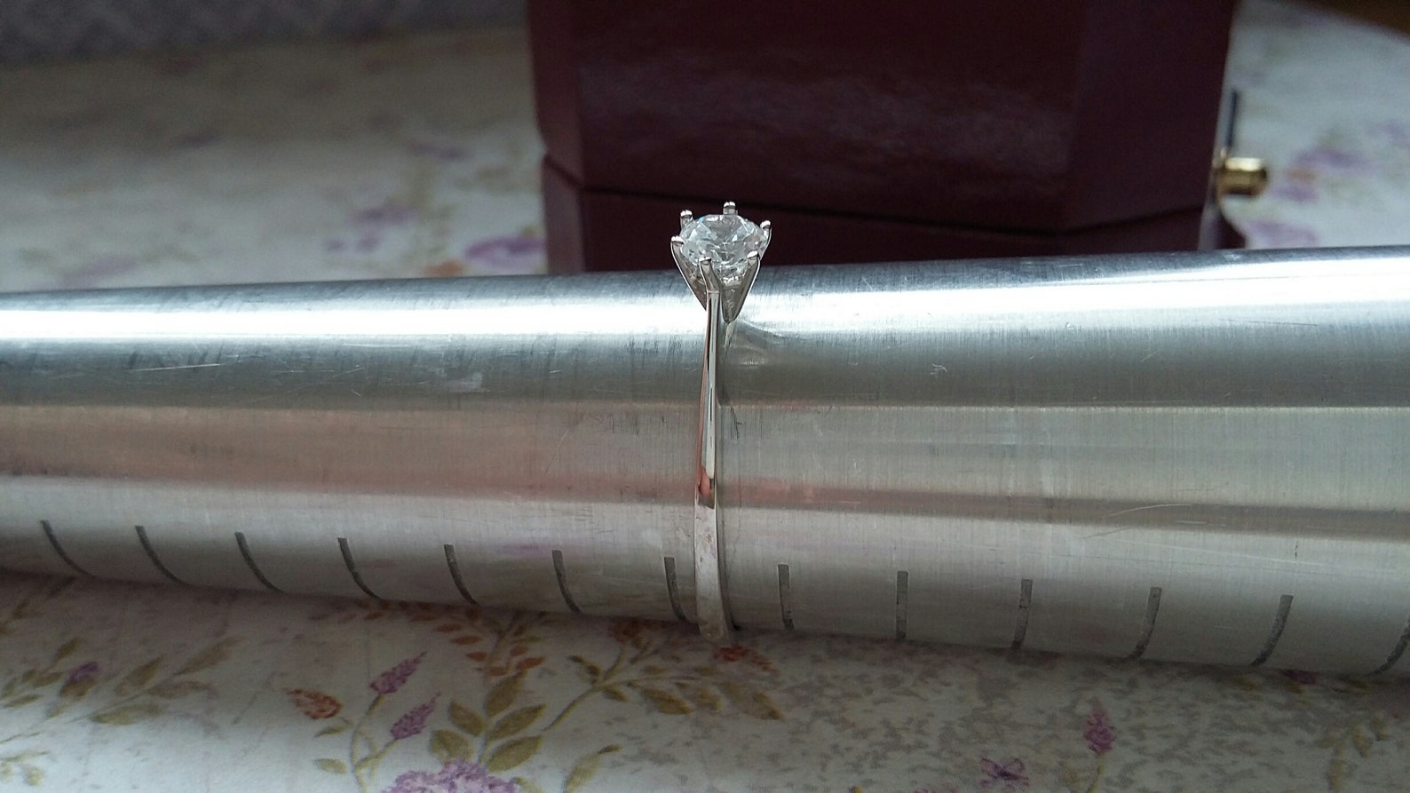 925 Sterling Silver 2mm Solitaire CZ Engagement Bridal Style Ring ...