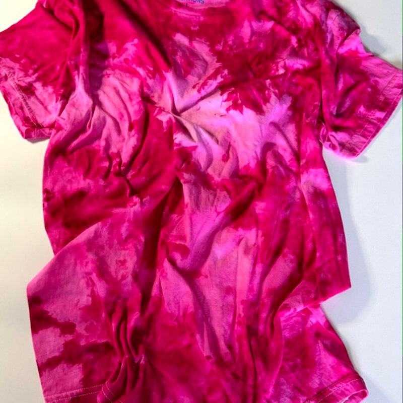 Pink Ice Dyed Tshirt - Etsy