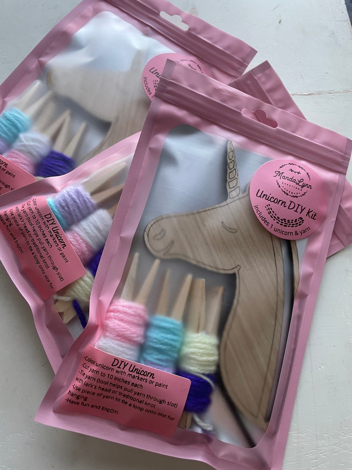 Kids Craft Kit DIY Unicorn Kit Do It Yourself Kid's - Etsy