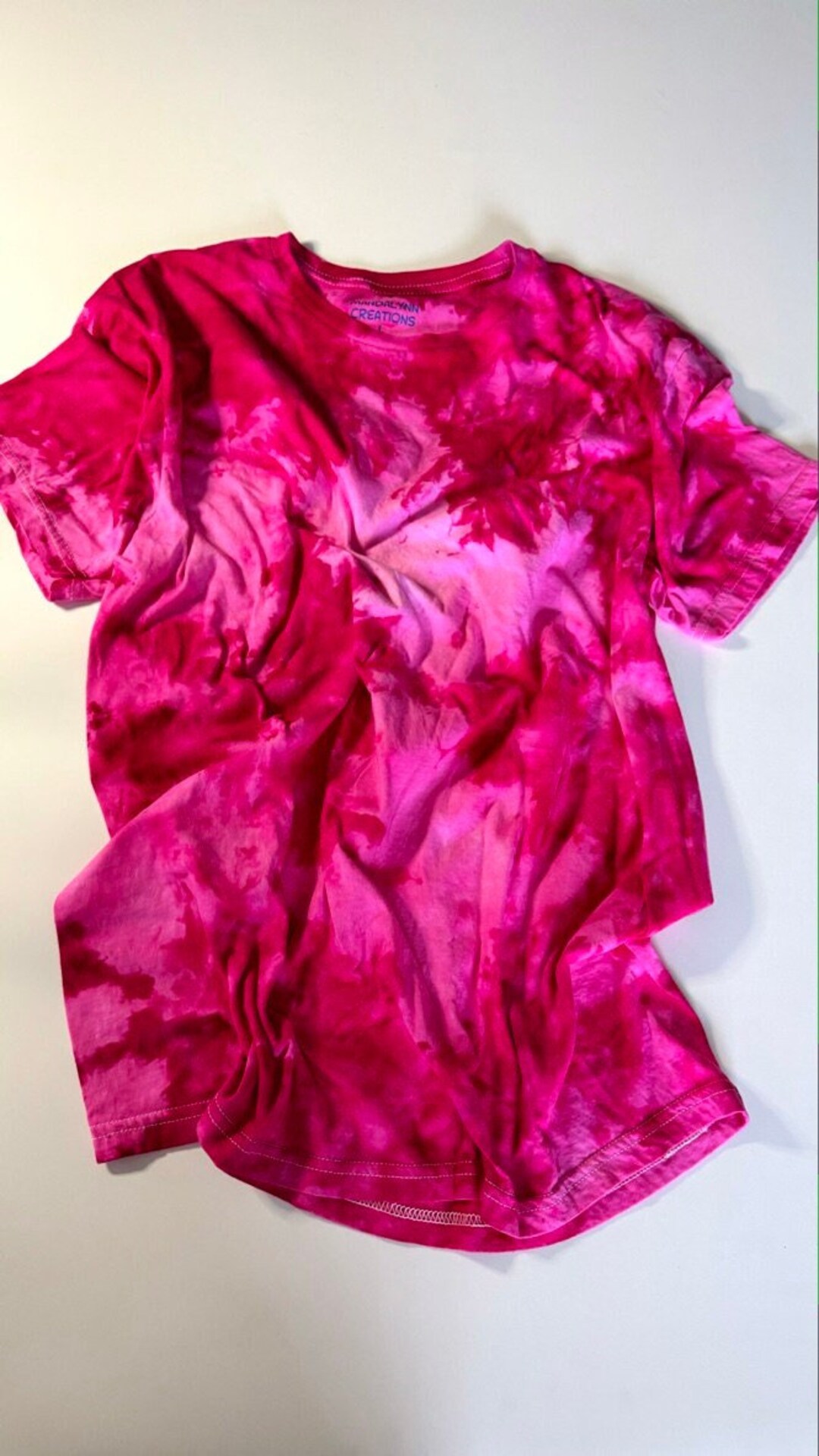 Hot Pink Ice Dyed Shirt - Etsy