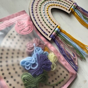 Rainbow Sewing Kids Craft Kits, DIY Rainbow Kit, Yarn Sewing Kit for ...