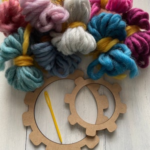 Flower Loom, Circular Loom, Woven Flowers, DIY Weaving Kits for ...