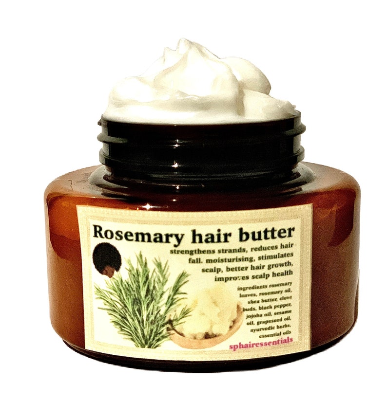Rosemary Hair Butter Help Promote Hair Growth Fuller Thicker - Etsy