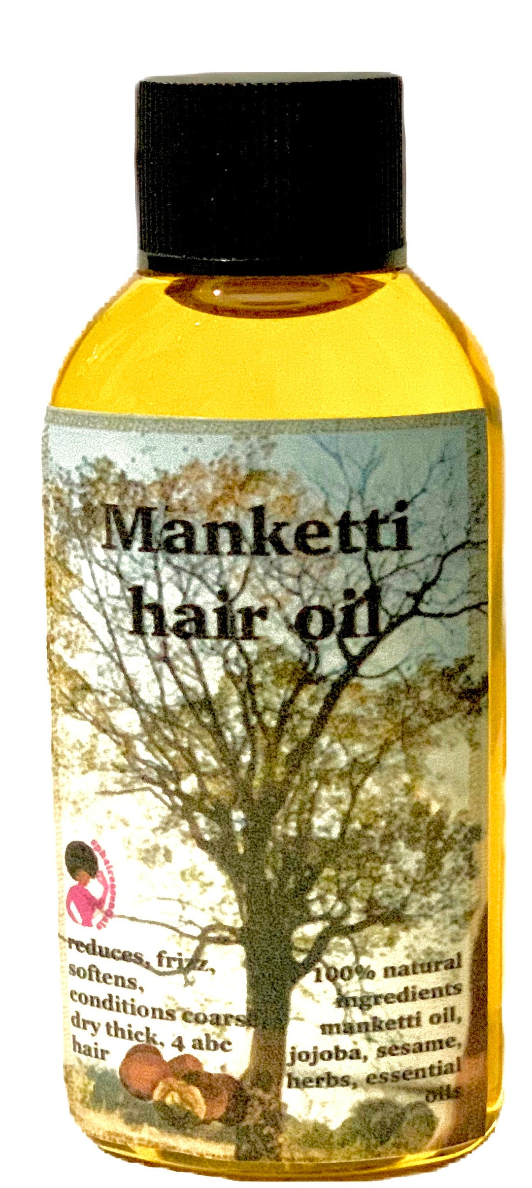 Manketti Oil, Manketti Hair Growth Oil, Hair Oil, Reduce Shedding, Hair ...