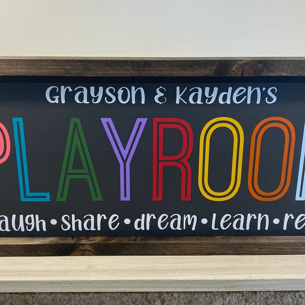 Playroom Sign - Etsy
