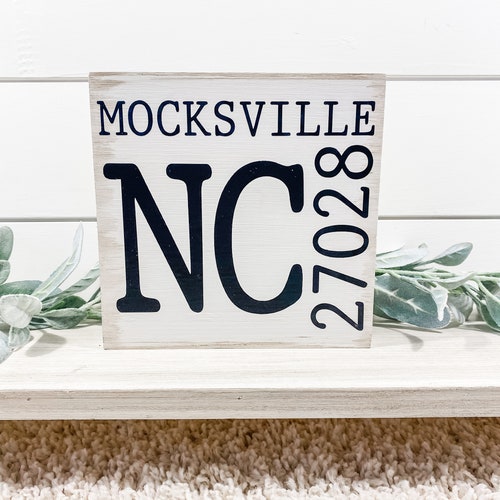 Zip Code Sign - Etsy