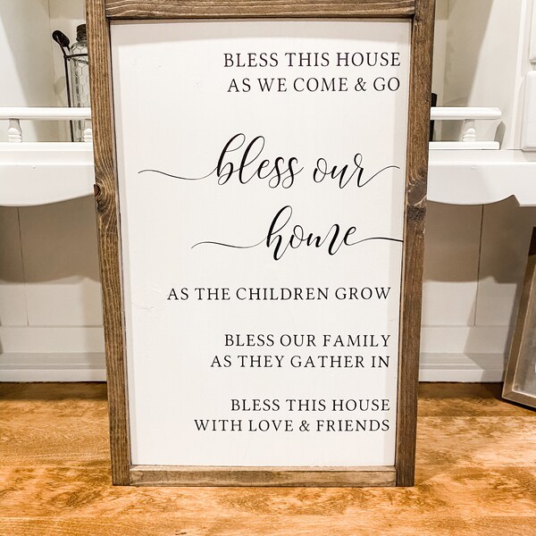 Bless Our Home - Etsy