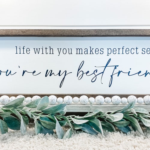 My Best Friend Sign - Etsy