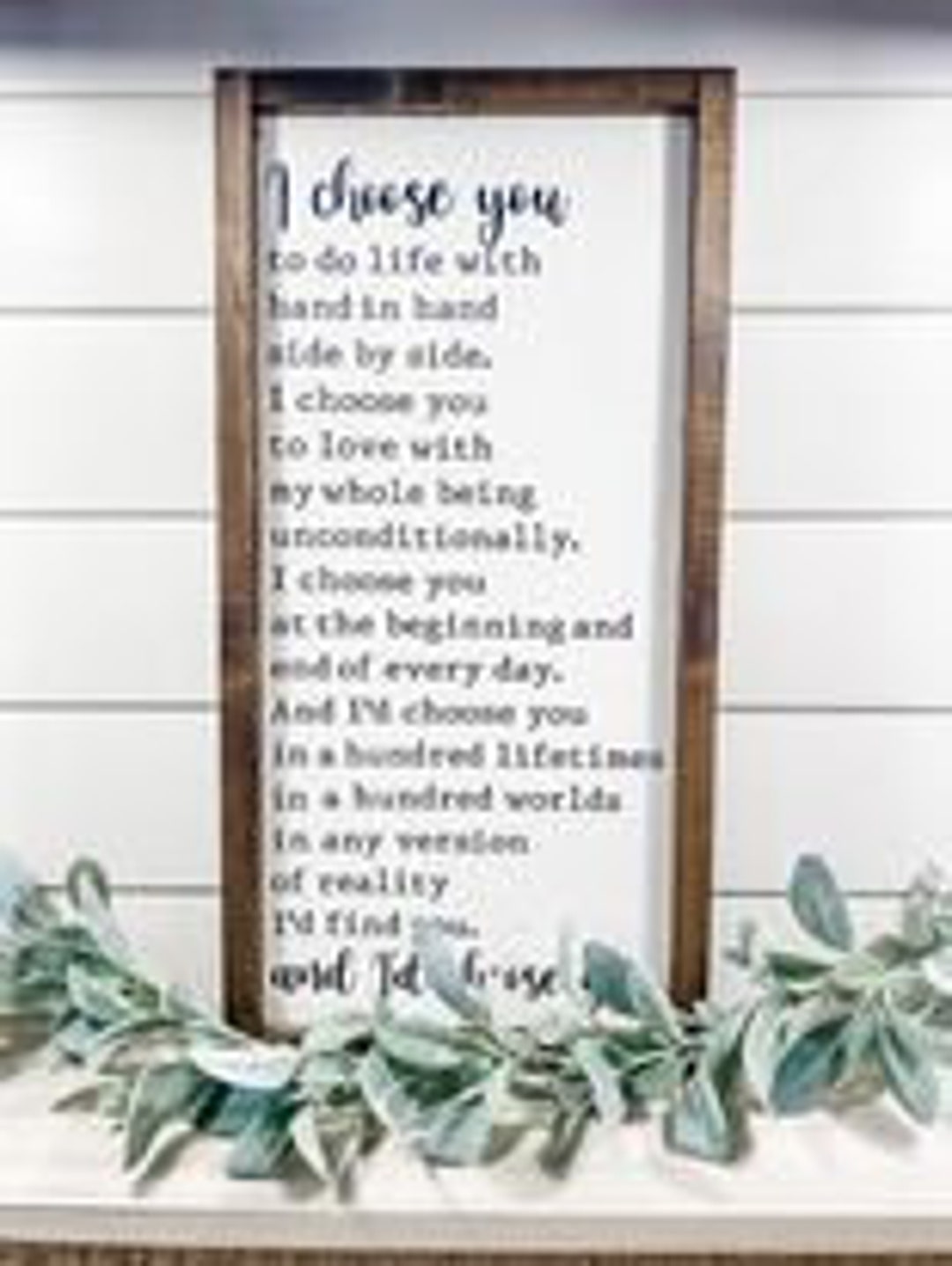 I Choose You Sign - Etsy