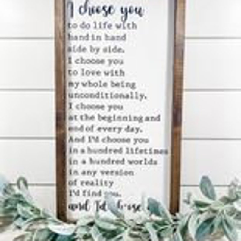I Choose You - Etsy