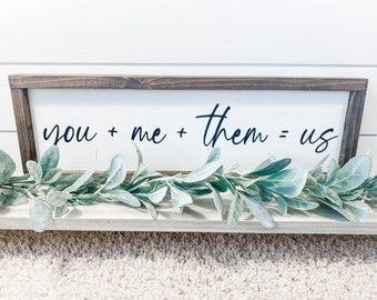 You Plus Me Heart Anniversary Card for Him Anniversary Gift - Etsy