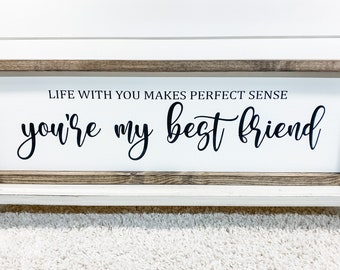 My Best Friend Sign - Etsy