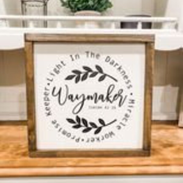 Waymaker Sign - Etsy
