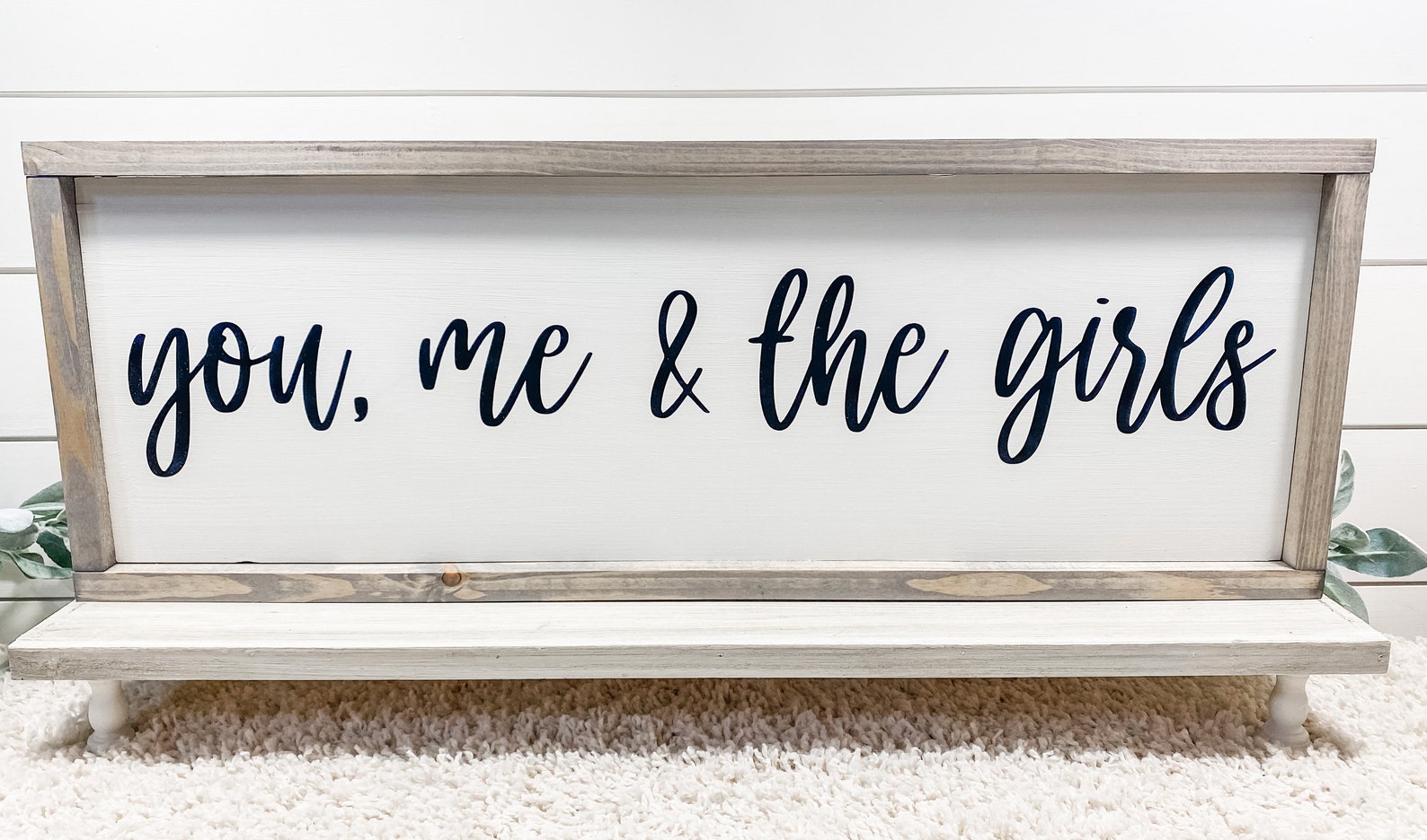 You Me and the Girls Sign - Etsy