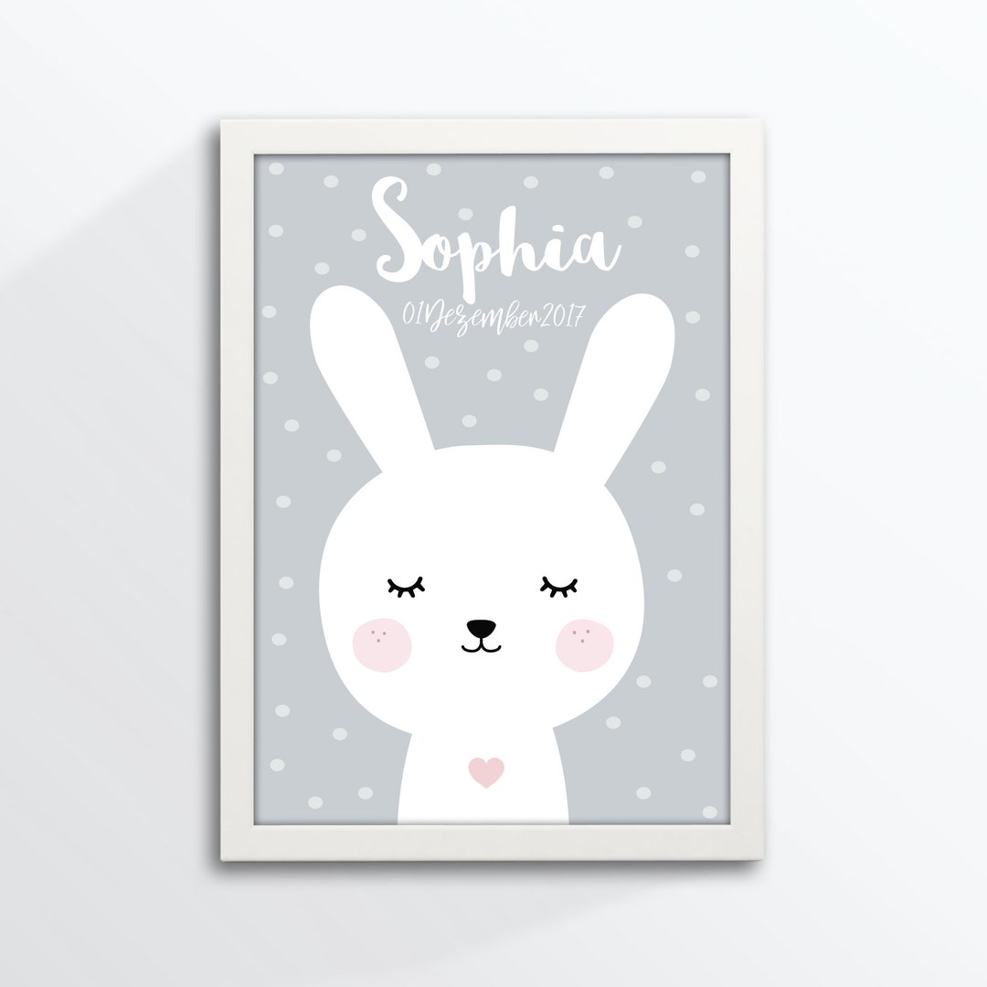 Name Picture "hase" DIN A4, Personalized, Various. Colors, Picture ...