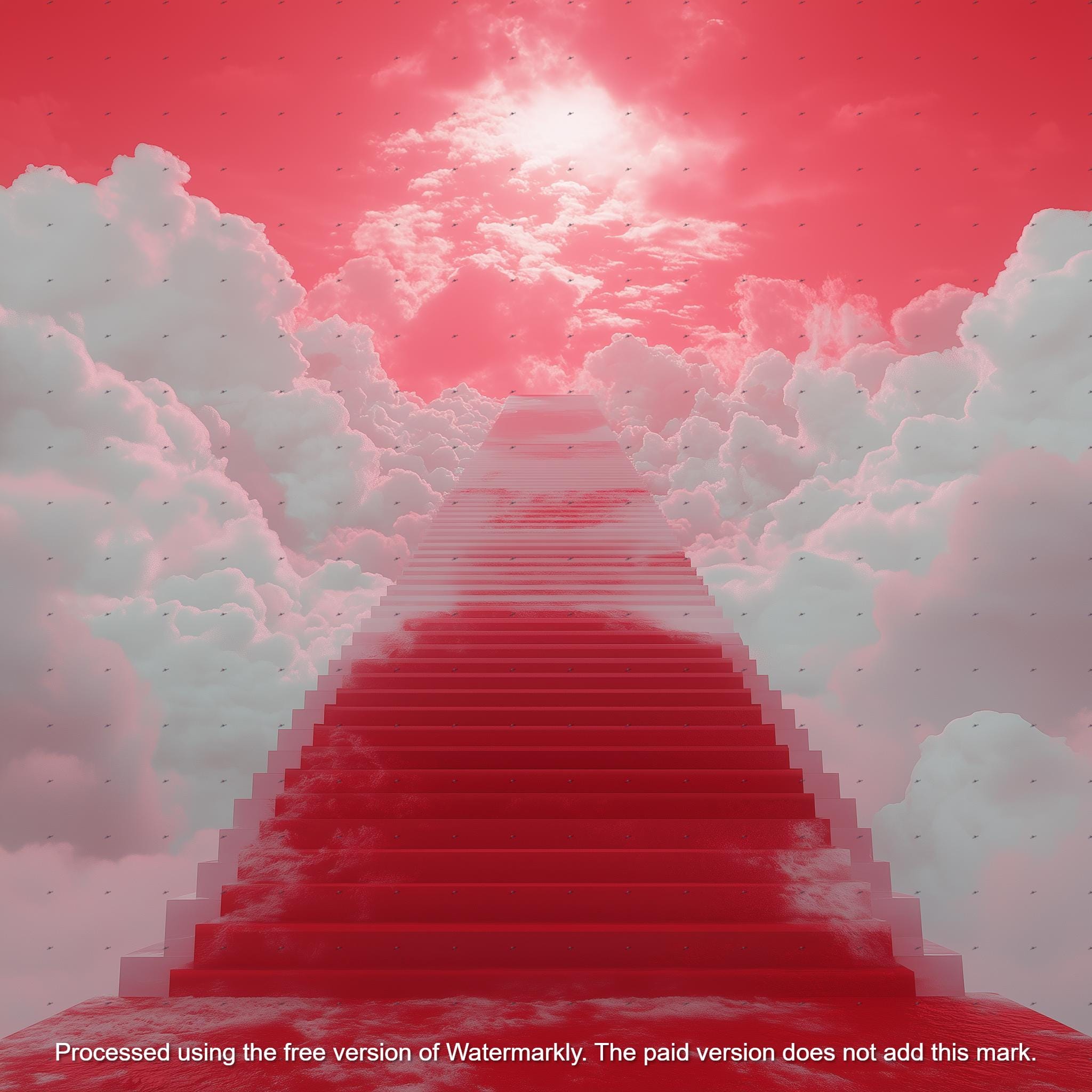A Beautiful Red and White Memorial Background With Clouds. - Etsy