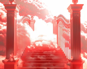 A Beautiful Red and White Memorial Background With Clouds. - Etsy