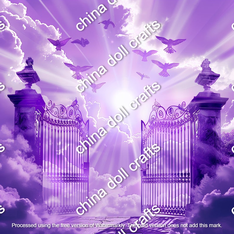 Purple Heaven Background - Etsy