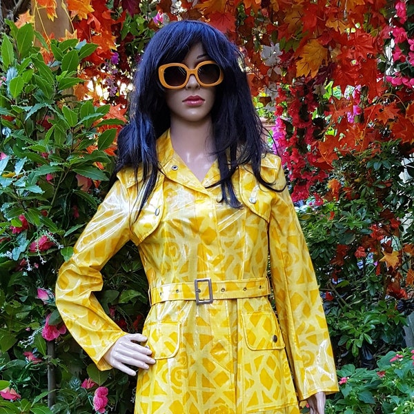 60s Raincoat - Etsy