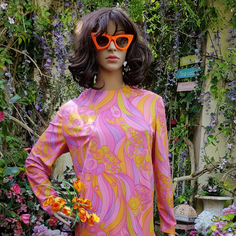 1960s Purple Dress - Etsy