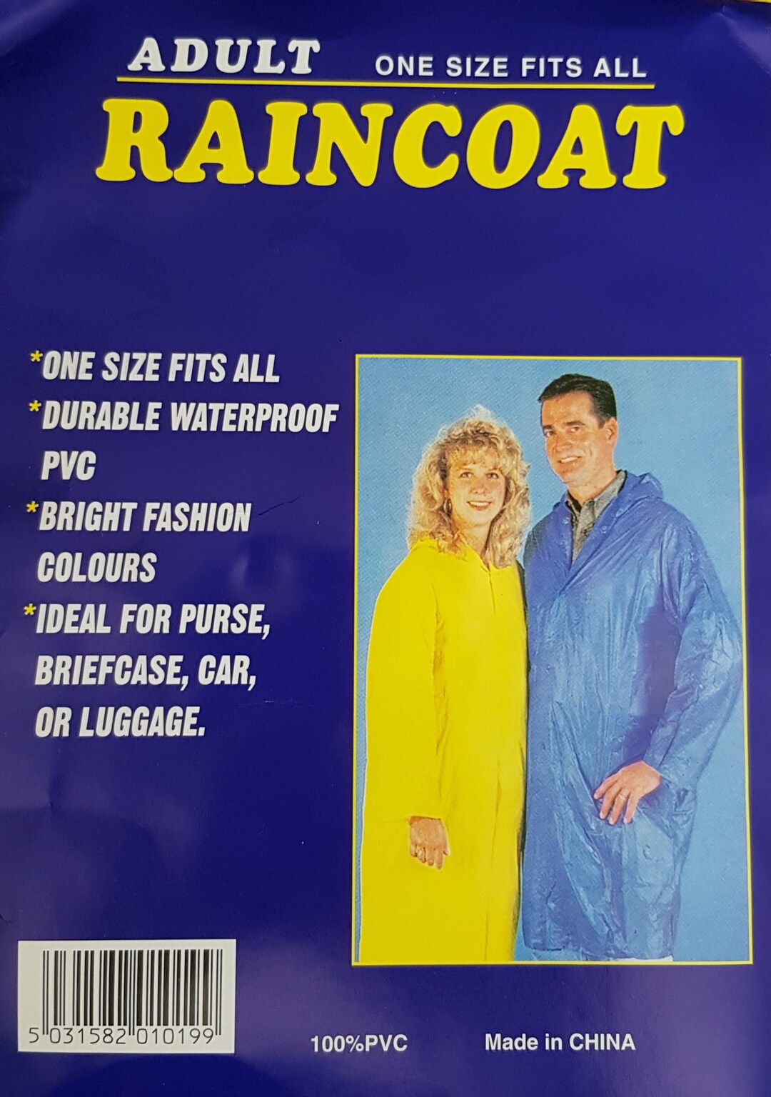 Groovy Vintage 1970s Yellow Hooded PVC Rain Coat / Mac Unused in ...