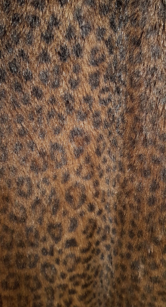 Vintage Coat: Beautiful Vintage 1970s Dark Brown Leop… - Gem