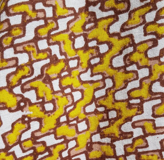 Vintage Men's Shirt: Funky Vintage Mustard Yellow and… - Gem