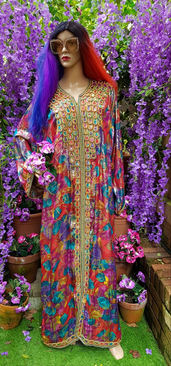 Vintage Kaftan: Stunning Bonkers Vintage 1970s Psyche… - Gem