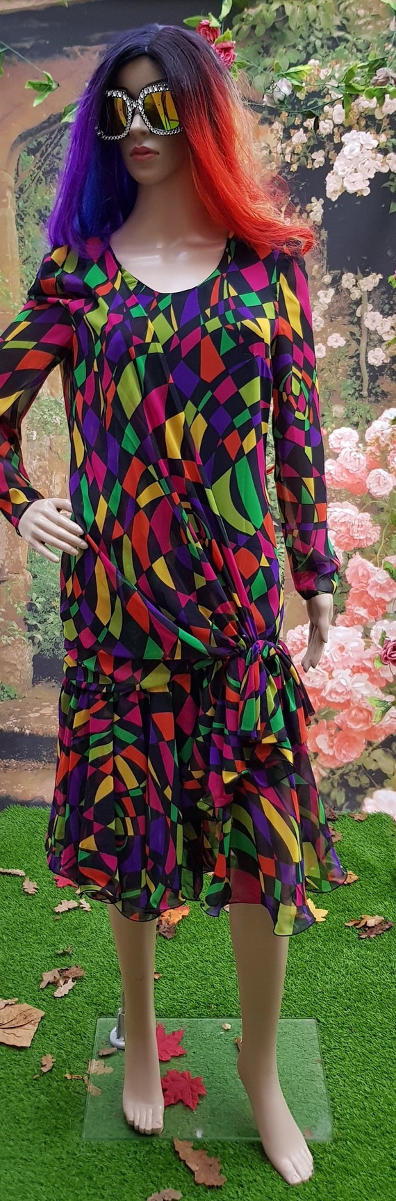 UK 8/10 (US 4/6) Fantastic Vintage 1980s Frank Usher … - Gem