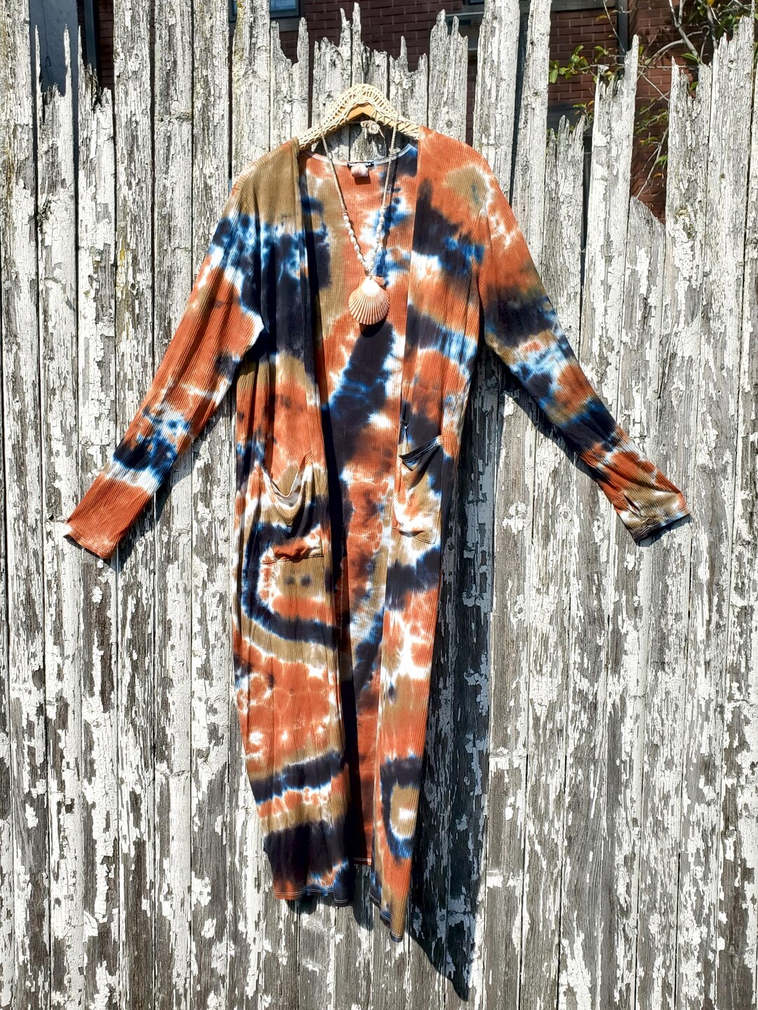 Earthy Tie Dye Duster in Plus Size, XL, 2XL - Etsy