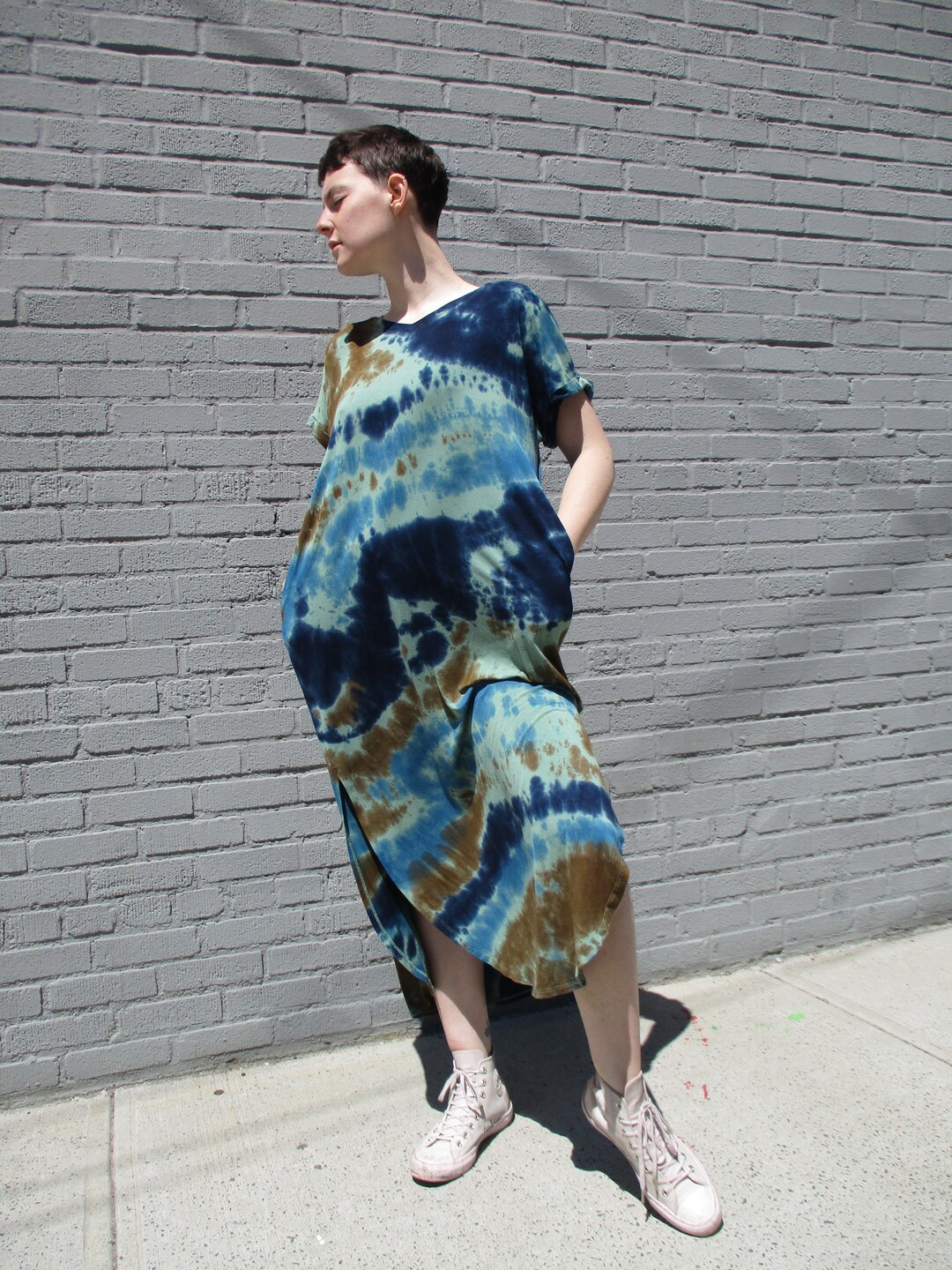 Earthy Tie Dye Plus Size Dress, Maxi Tie Dye, S-4XL - Etsy