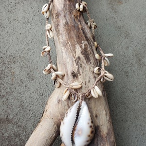 Large Tiger Cowrie Shell Pendant Necklaces, 2 Lengths - Etsy