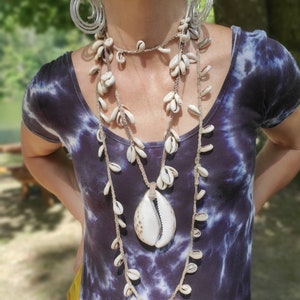 Large Tiger Cowrie Shell Pendant Necklaces, 2 Lengths - Etsy