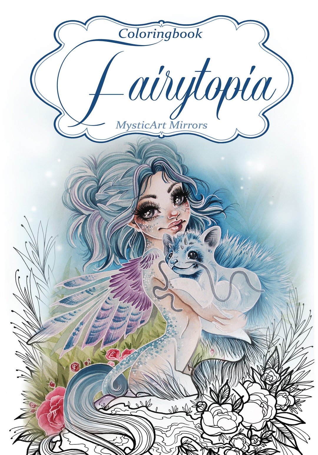 Fairytopia Digital PDF Coloring Book for Kids & Adult - Etsy UK
