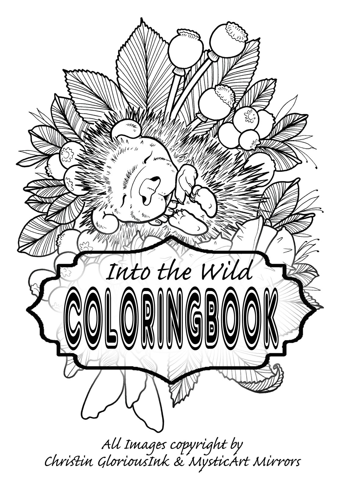 Into The Wild Coloring Book for kids & adults | Etsy