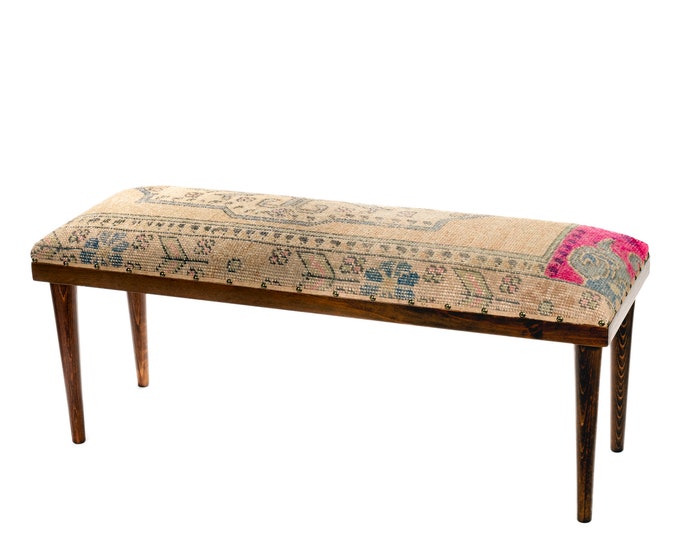 Bench Our Design Boho Style Bench - Etsy