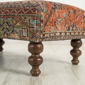 Ottoman Coffee Table , Aztec Patterned Furniture, Handmade Bohemian ...