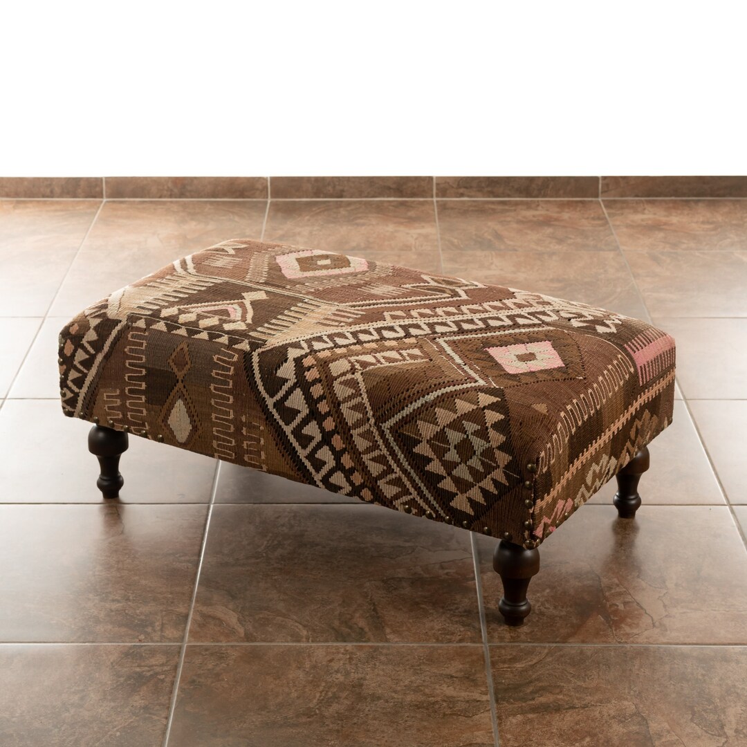 Ottoman Coffee Table Aztec Patterned Furniture Handmade - Etsy