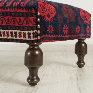 Ottoman Coffee Table , Aztec Patterned Furniture, Handmade Bohemian ...
