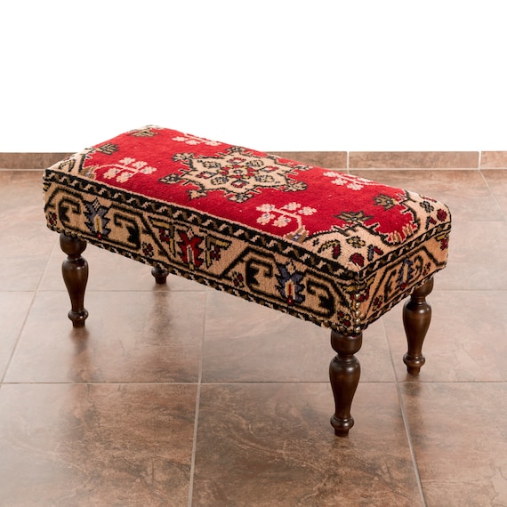 Kilim ottoman bench store