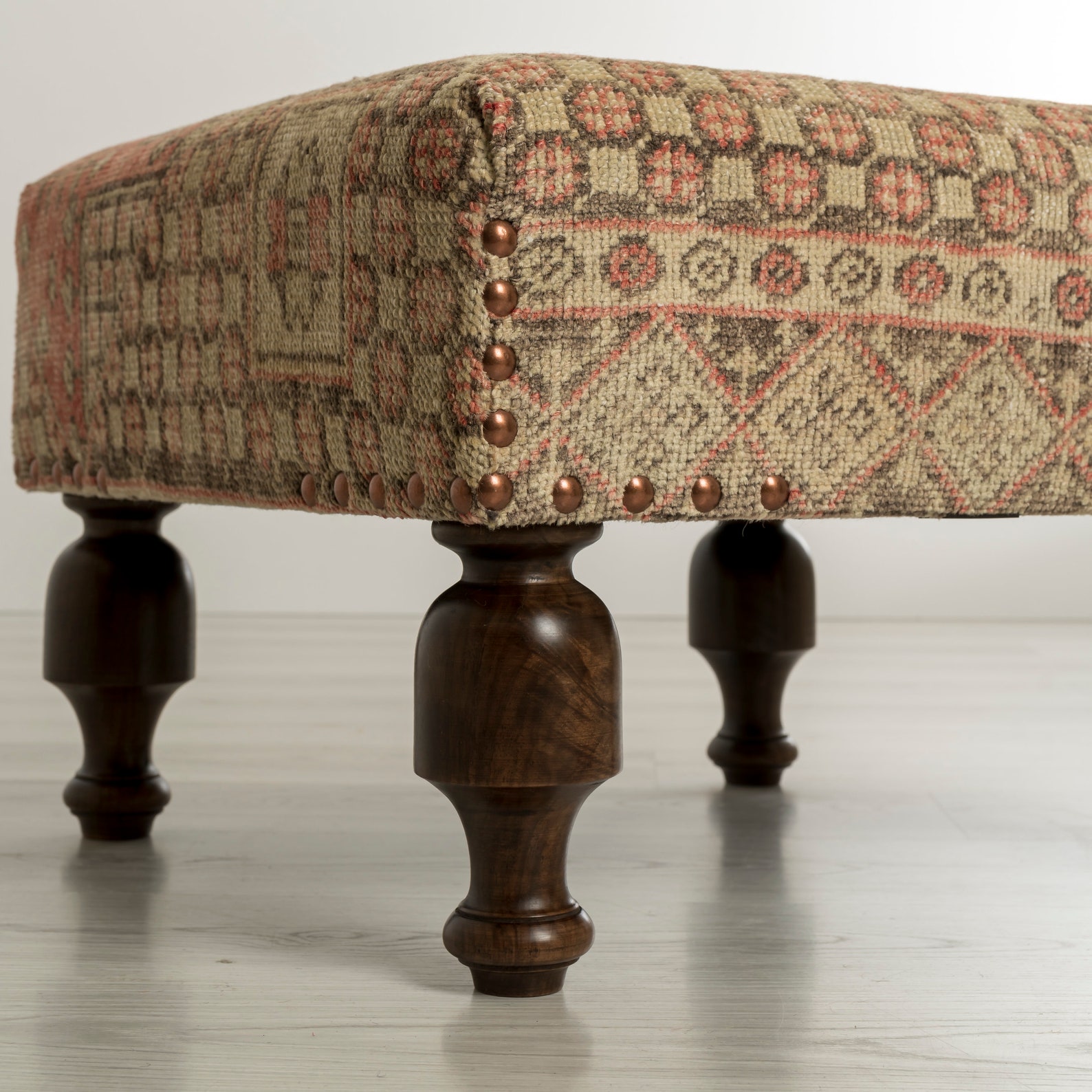 Ottoman Pouf Coffee Table Square Bench | Etsy