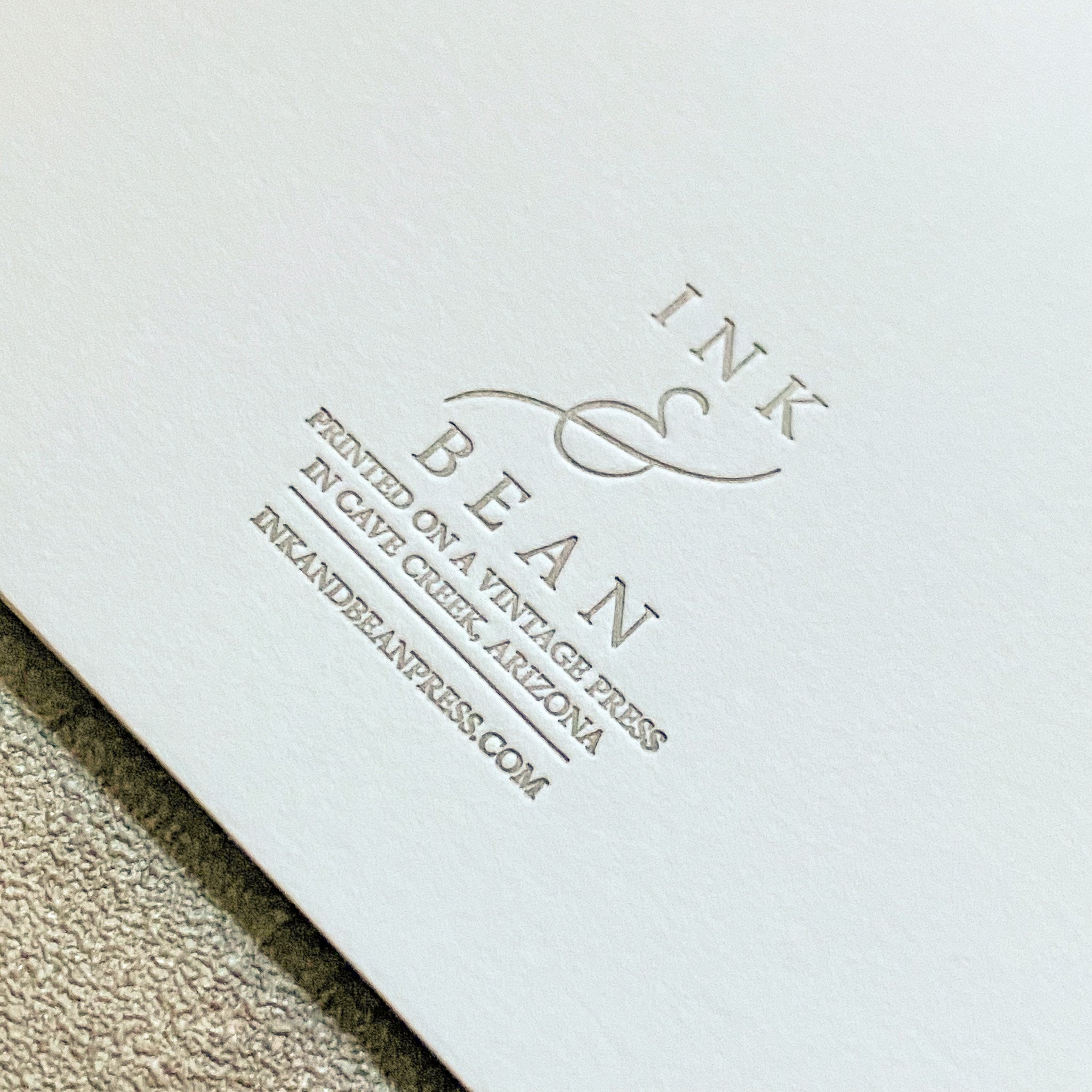 Silver Swarovski Calligraphy Merry Christmas Letterpress Holiday Set of ...