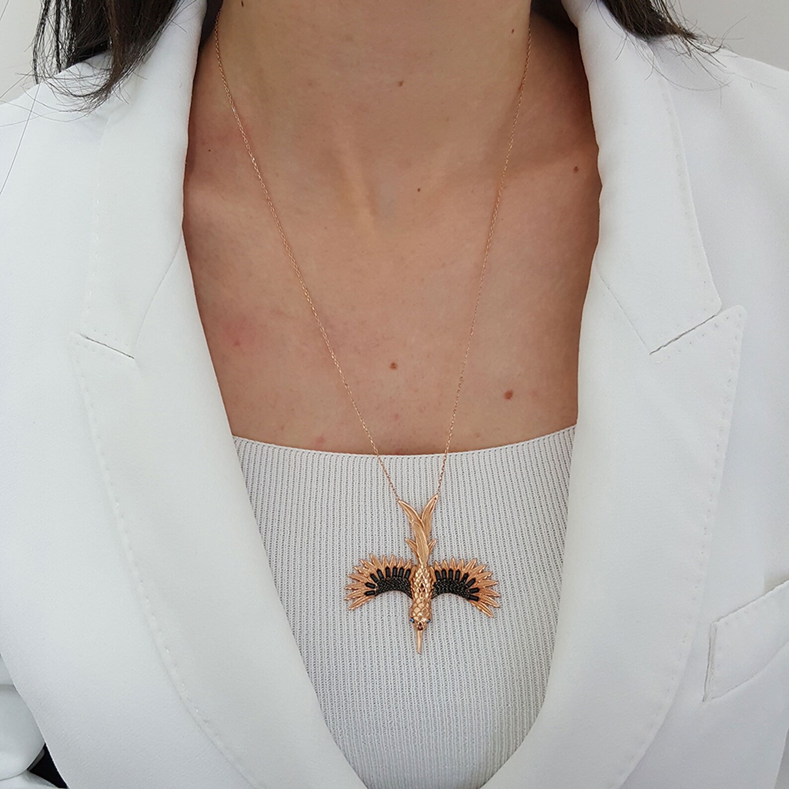 Falcon Shaped Necklaces Falcon Shaped Charms Women Gift - Etsy UK