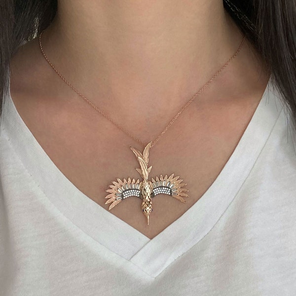 Falcon Necklace - Etsy